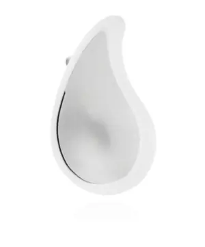 Bottega Veneta Teardrop Brooch - Silver