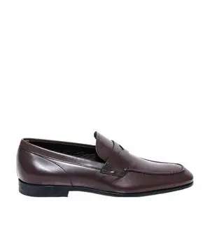 TOD'S Penny Bar Slip-on Loafers - Brown