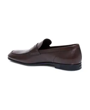 TOD'S Penny Bar Slip-on Loafers - Brown