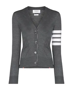 Thom Browne 4-bar V-neck Cardigan