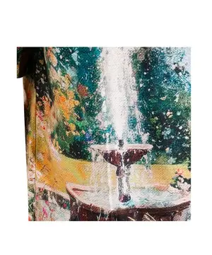 Amiri Garden Print Camp Shirt