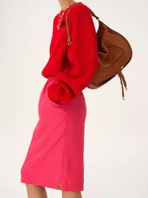 Chloé Marcie Medium Shoulder Bag - Brown