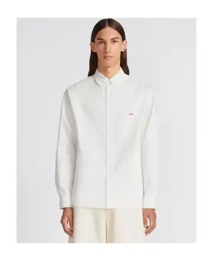 Dior Logo Embroidered Long-sleeved Shirt