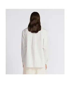 Dior Logo Embroidered Long-sleeved Shirt