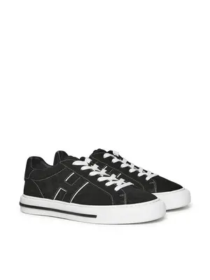 Hogan H Patch Sneakers - Black