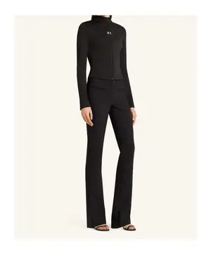 COURREGES Courrèges Biker Track Jacket With Embroidered Logo