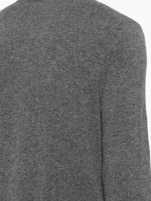 Play Comme Des Garcon Logo Patch Knitted Cardigan