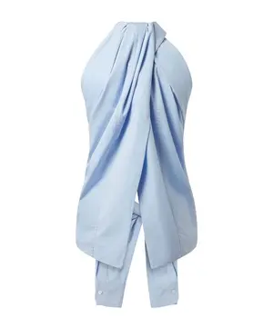 Stella McCartney Halterneck Paneled Sleeveless Top