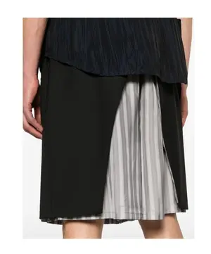 NAMACHEKO Tidam Layered Twill Shorts