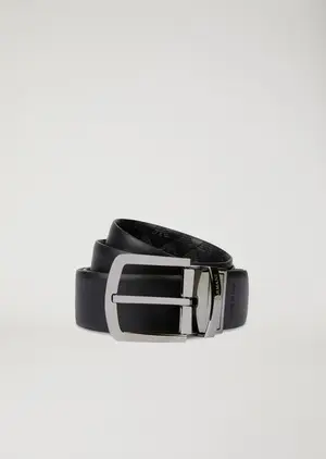 Emporio Armani Logo Embossed Buckle-fastened Belt