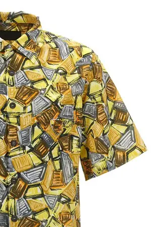 Prada Graphic Printed Short Sleeved Shirt