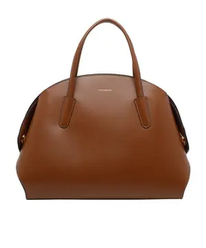 COCCINELLE Tylde Top Handle Bag With Adjustable Shoulder Strap - Brown