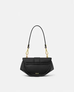 Versace Virtus Small Shoulder Bag - Black