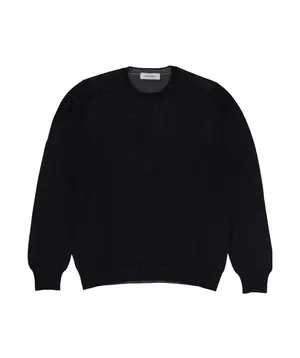 GRAN SASSO Crewneck Long Sleeve Pullover - Blue