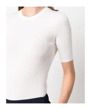P.a.r.o.s.h Ribbed Short-sleeved Sweater