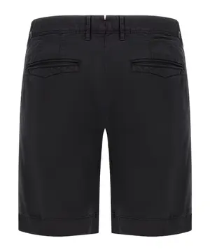Incotex Modello 11s215 Slim Fit Bermuda Shorts - Black