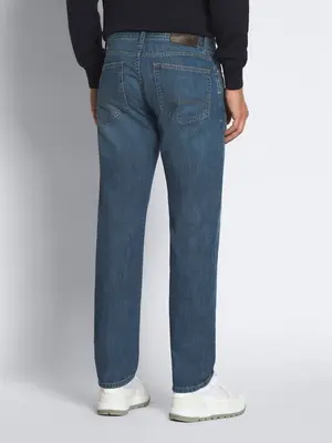 Brioni Slim-fit Jeans With Embellished Pocket