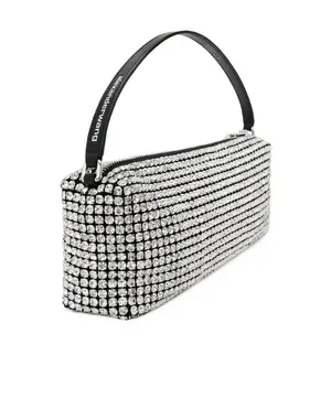 Alexander Wang Heiress Flex Embellished Tote Bag - White