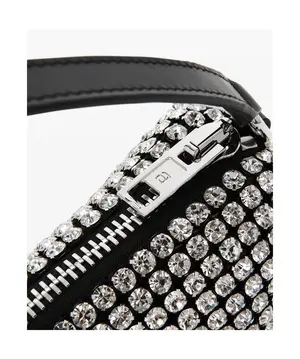 Alexander Wang Heiress Flex Embellished Tote Bag - White