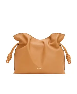 Loewe Flamenco Medium Clutch Bag - Brown