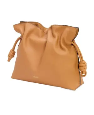 Loewe Flamenco Medium Clutch Bag - Brown