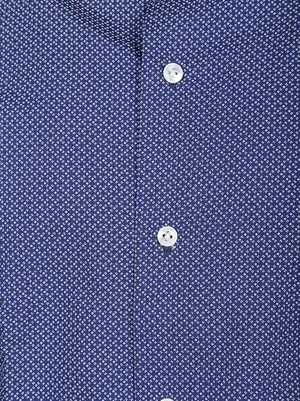 BARBA NAPOLI Patterned Long Sleeve Shirt