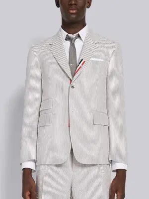 Thom Browne Striped Seersucker Sport Coat