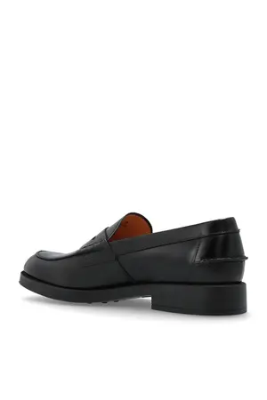 TOD'S Logo Embossed Slip-on Loafers