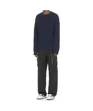 Dsquared2 Crewneck Pullover With Back Logo Detail