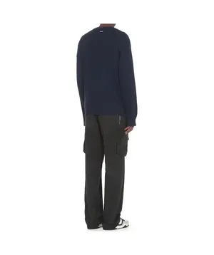 Dsquared2 Crewneck Pullover With Back Logo Detail