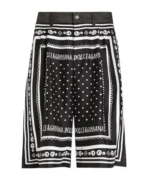 Dolce & Gabbana Printed Bermuda Shorts