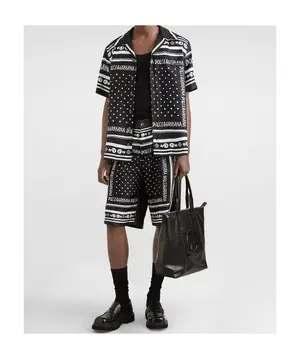 Dolce & Gabbana Printed Bermuda Shorts