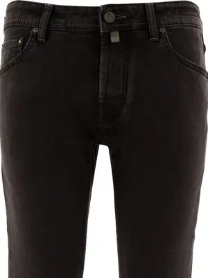 Jacob Cohen Nick Low-waist Jeans - Black
