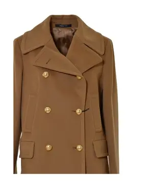 Tagliatore Double-breasted Lapel Collar Coat - Green