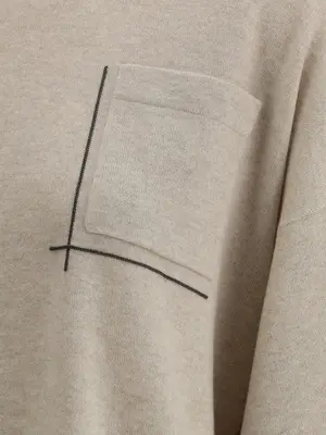 Brunello Cucinelli Chest Pocket Knitted Jumper
