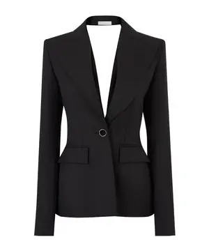 Nina Ricci Single-breasted Jacket With Draped Back
