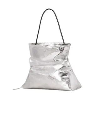 AMI Paris Maxi Grocery Leather Tote Bag
