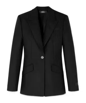 Versace Pinstripe Single-breasted Blazer