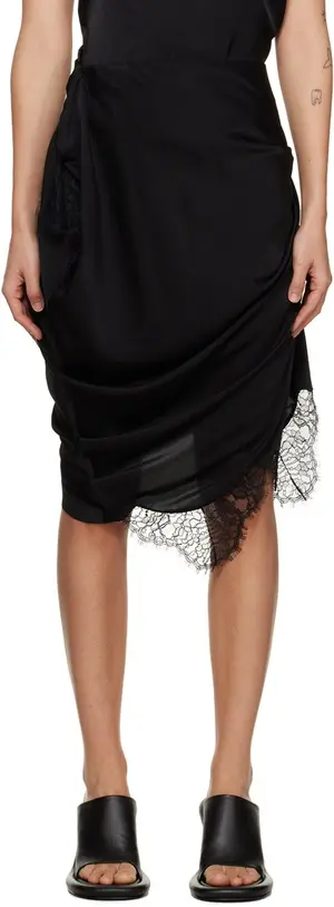 J.W.ANDERSON Asymmetric Lace Trimmed Skirt