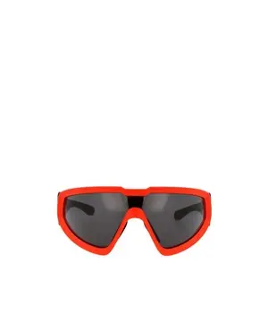 Moncler Wraparound Frame Sunglasses - Black