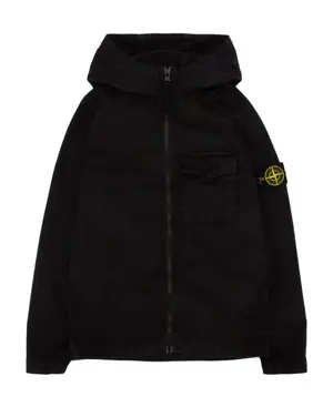 Stone Island Logo Patch Hooded Jacket