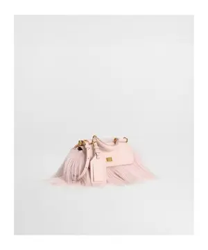 Dolce & Gabbana Mini Shearling Shoulder Bag
