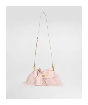 Dolce & Gabbana Mini Shearling Shoulder Bag