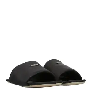 MAISON MARGIELA Logo Plaque Open Toe Slip-on Sandals