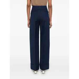 Valentino Garavani Pleated Straight Leg Trousers