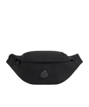 Moncler Durance Logo Patch Belt Bag - Black