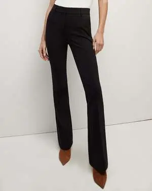 Veronica Beard Flared Leg Trousers - Black