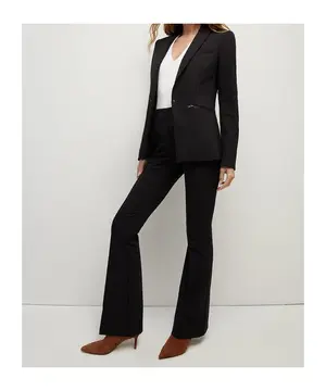 Veronica Beard Flared Leg Trousers - Black