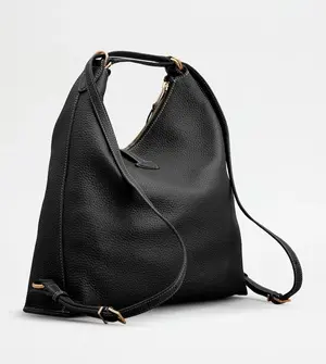 TOD'S T Logo Hobo Shoulder Bag