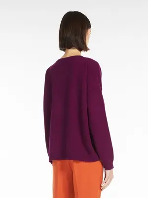 Max Mara Cashmere Jacquard Monogram Sweater